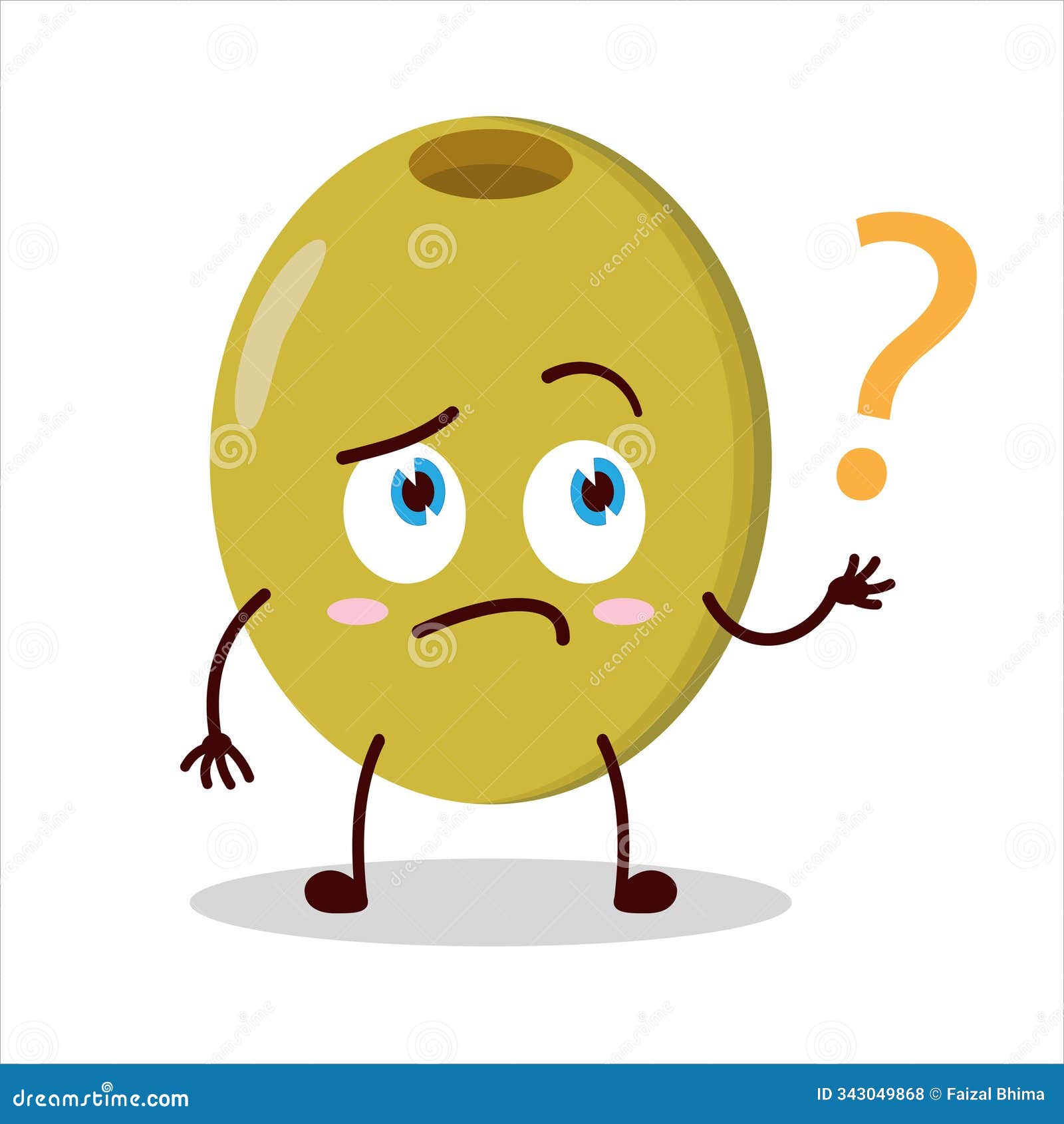 Cute Curious Emoticon, Emoji - Vector Illustration | CartoonDealer.com ...