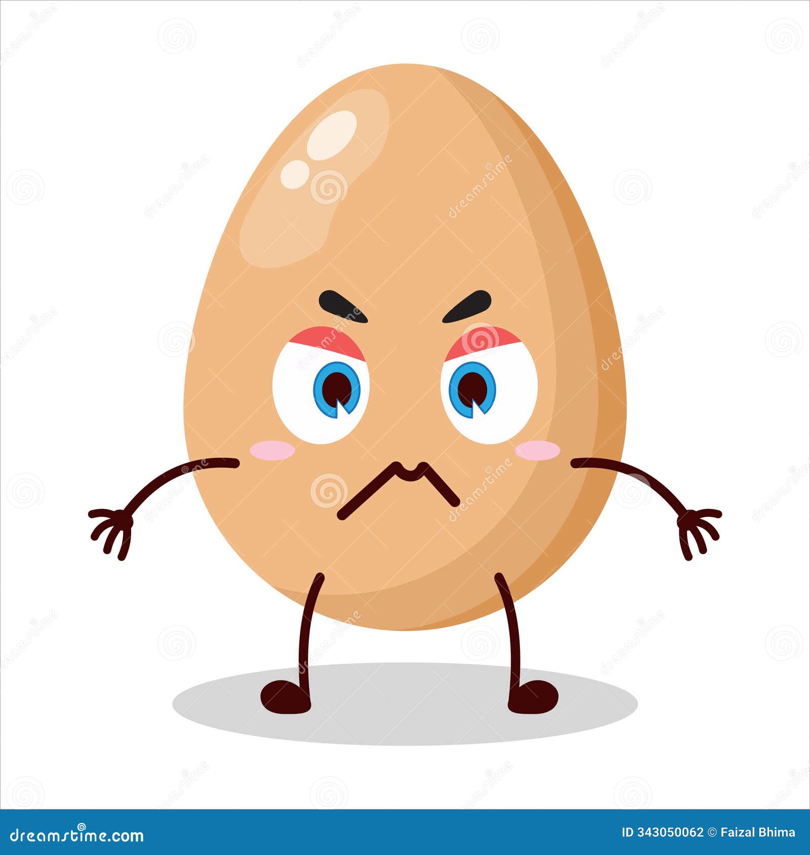 Irritated Expression - Female Explorer Scientist Cartoon Vector Stock ...