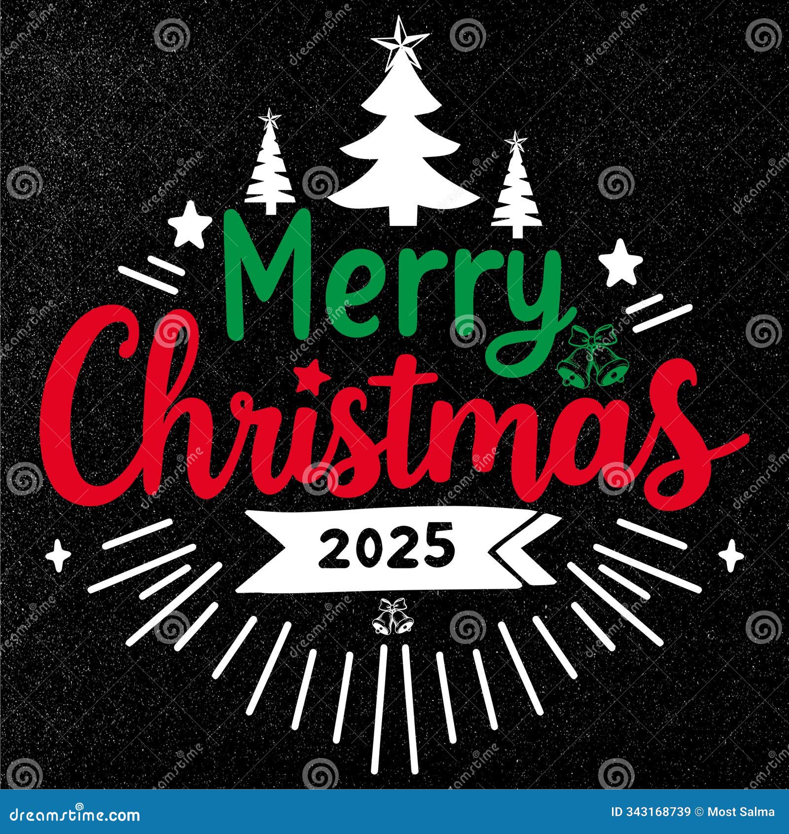 Perfect Christmas T-Shirt Vector Design with Holiday Elements, Happy ...