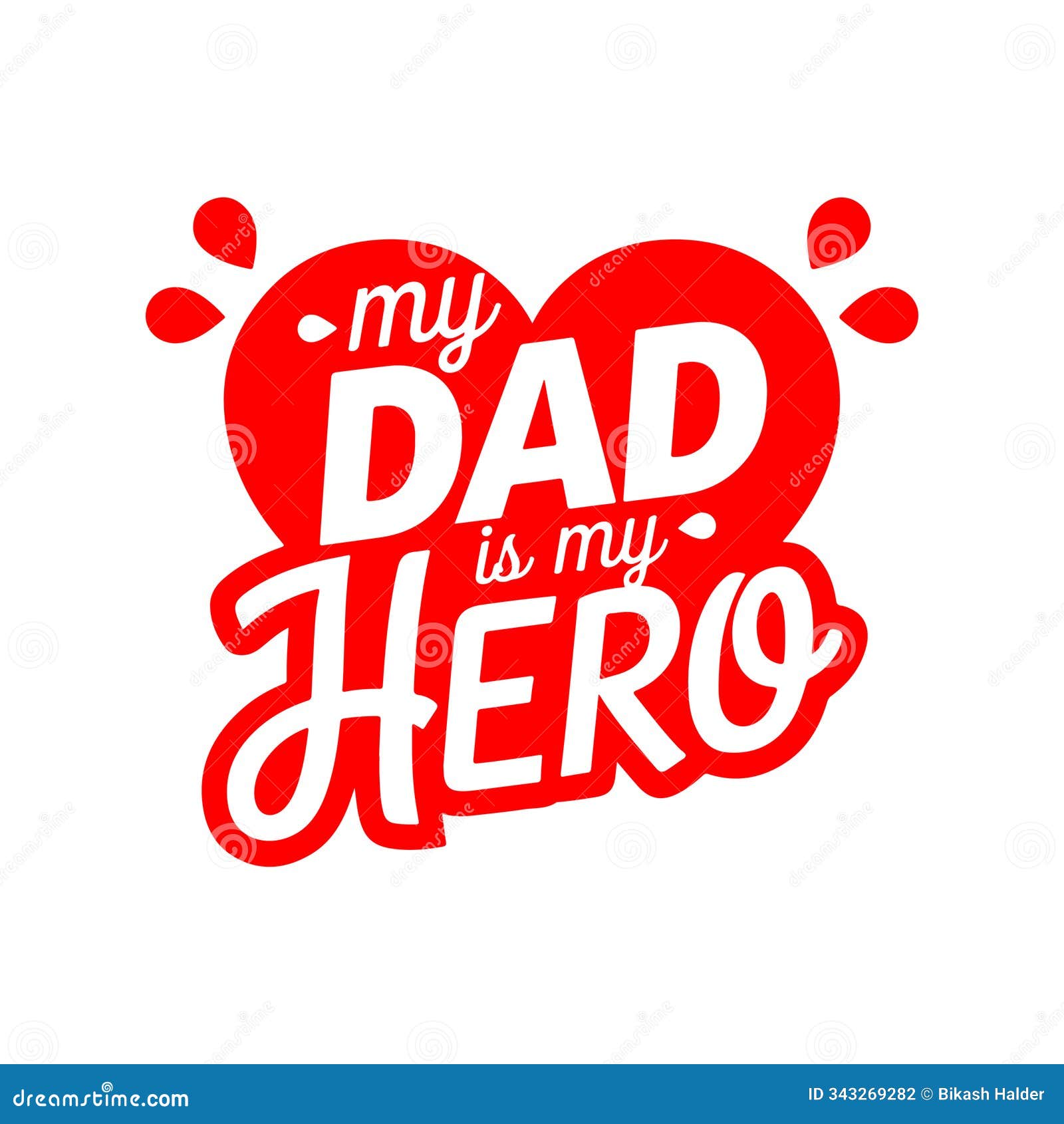 Modern Dad Typography Silhouette Vector Art Stock Illustration ...