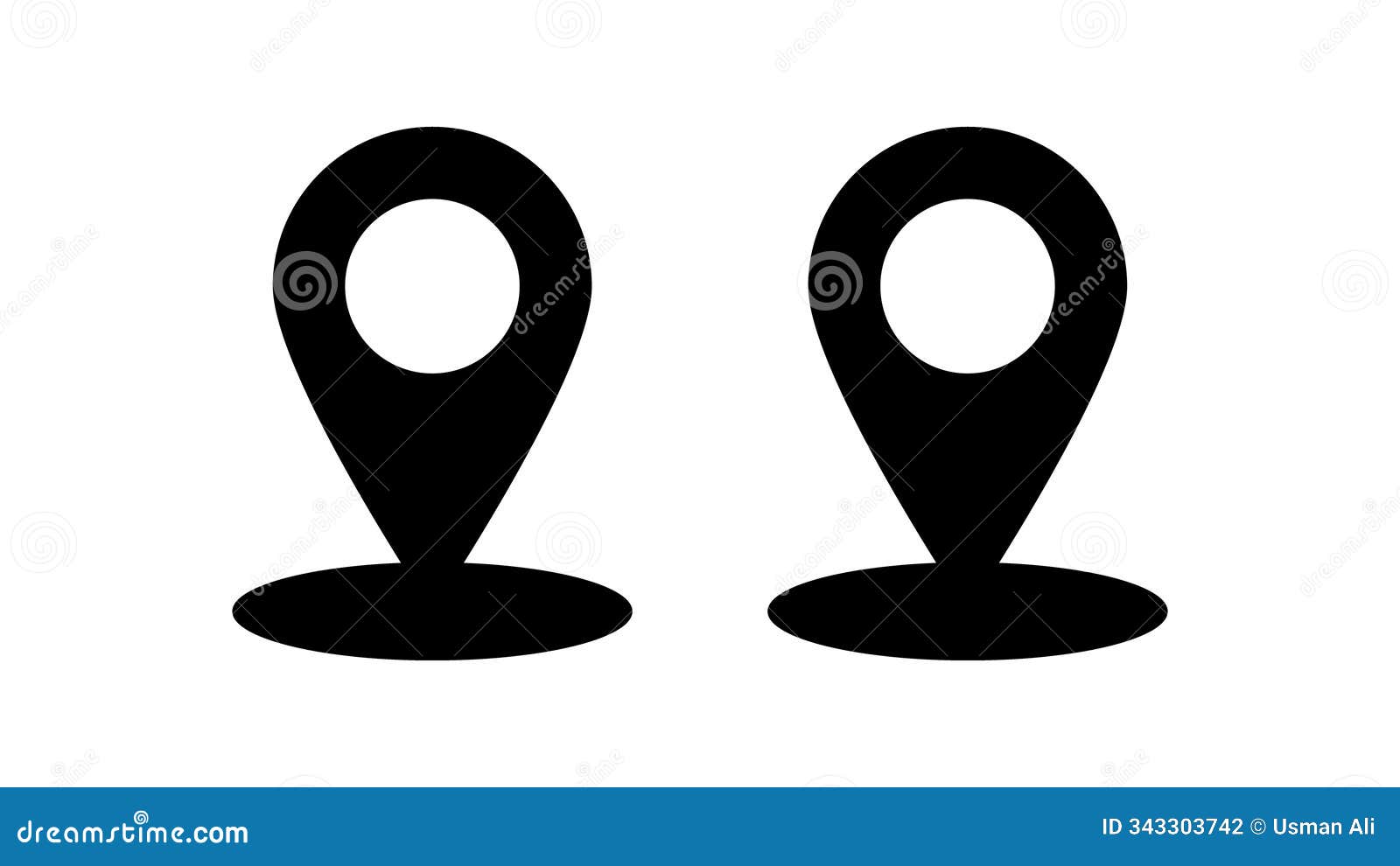 Gps map location icon stock illustration. Illustration of geographic ...