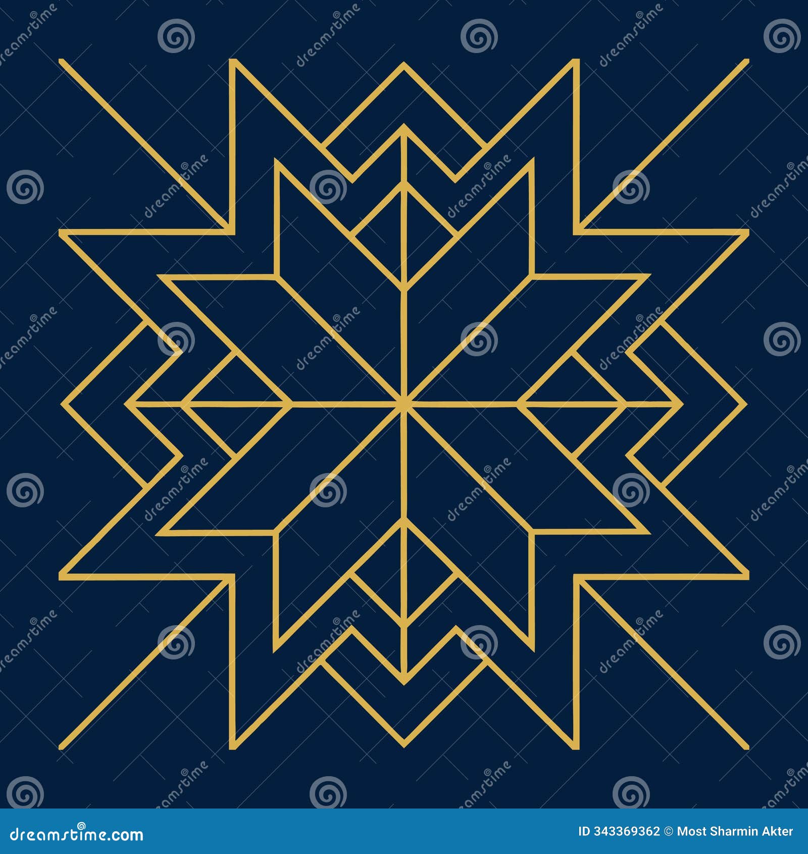 Elegant Geometric Art Deco Logo with Filigree Lines – Ornamental Design ...