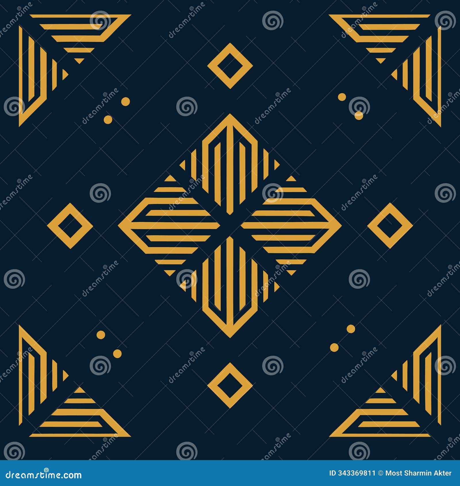 Elegant Geometric Art Deco Logo with Filigree Lines – Ornamental Design ...