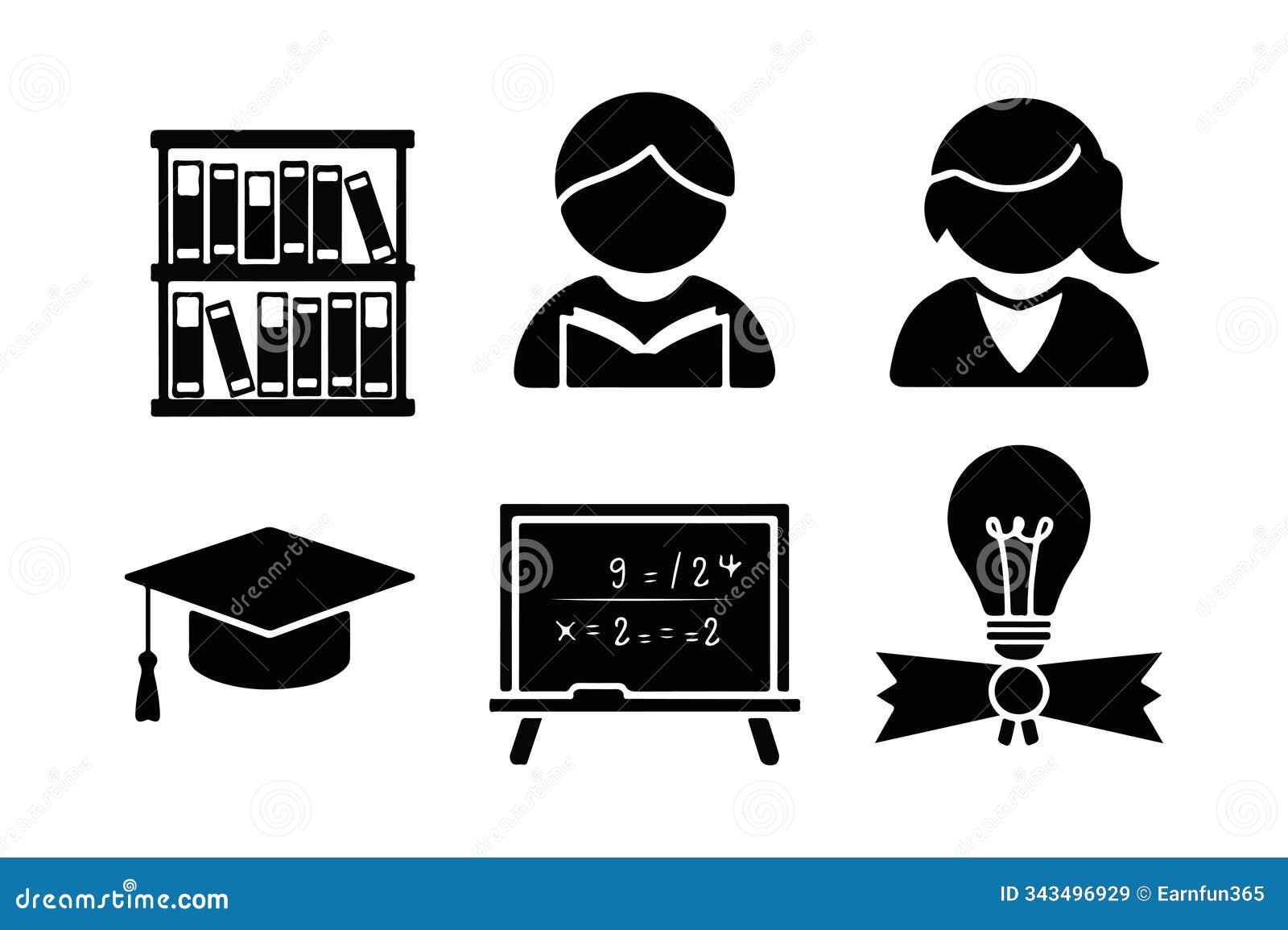 A Versatile Set of Educational Graphic Design Elements, Stock Vector ...