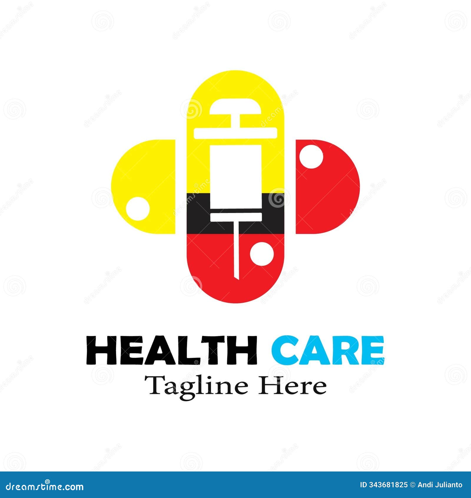 Health Care Logo Design Template.vector Illustration Stock Vector ...