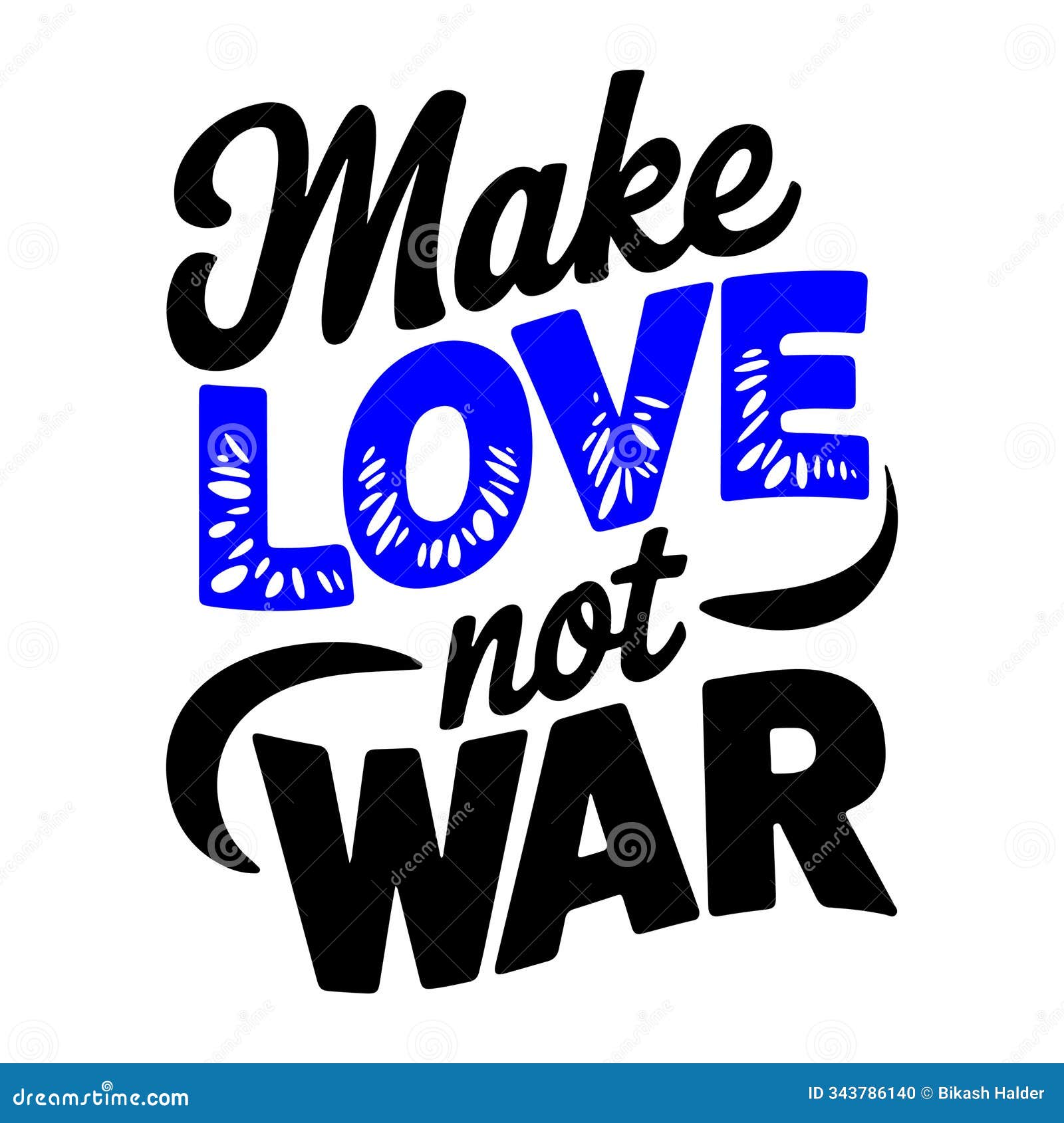 Bold Typography Silhouette Vector Art Stock Vector - Illustration of ...