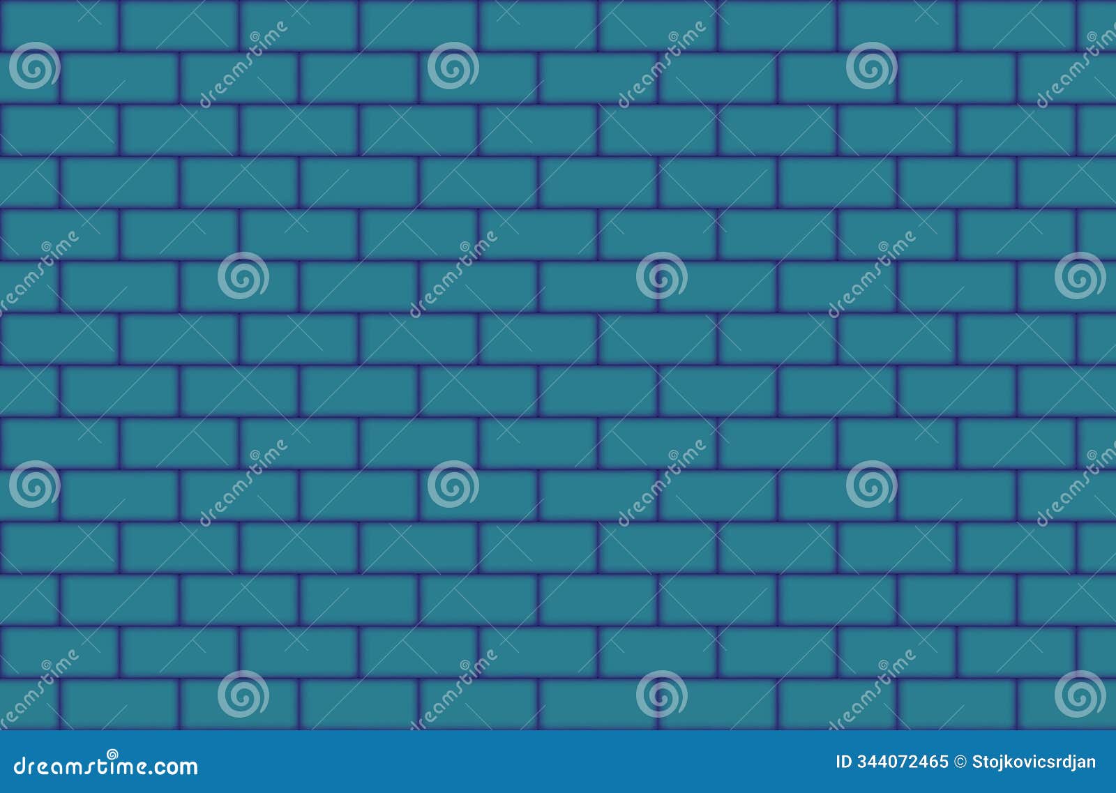 Blue Kitchen Subway Tile Royalty-Free Cartoon | CartoonDealer.com ...