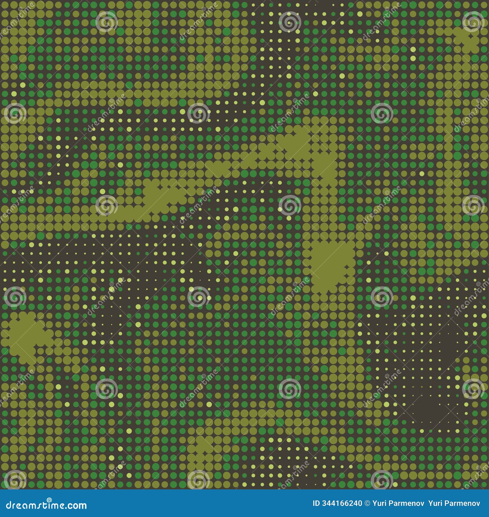 Halftone Smoke Dots Camouflage. Seamless Camo Pattern. Skin of a ...