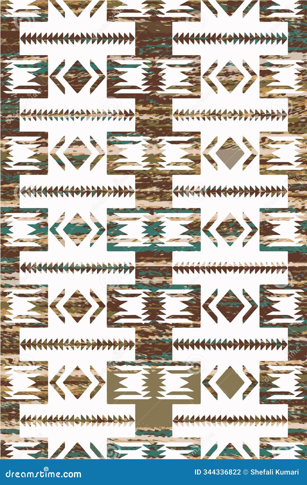 Kilim and Aztec Vector Pattern Rugs and Carpets with Grunge and ...