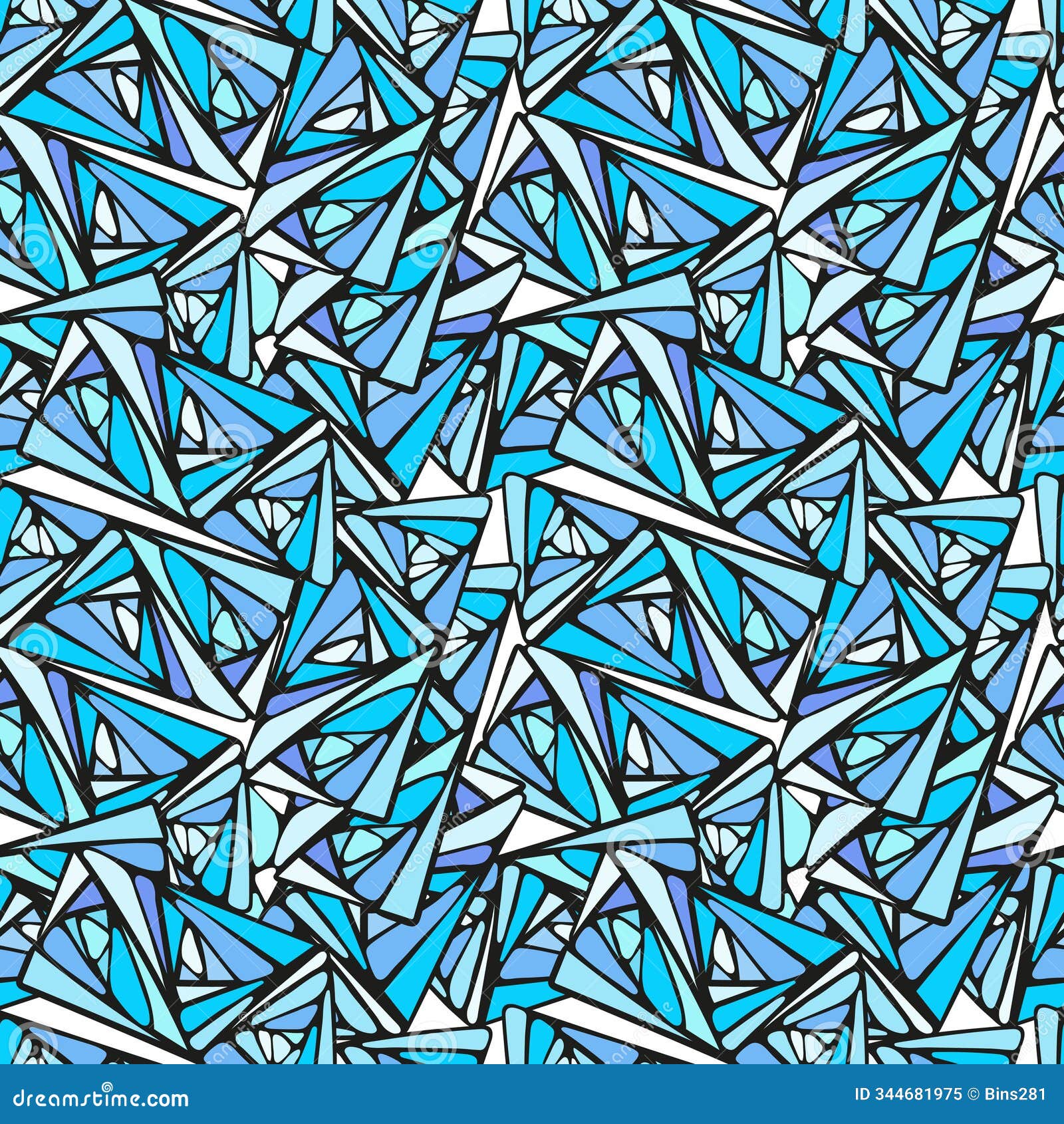 Seamless with Sharp Splinter, Pattern for Print. Stock Illustration ...