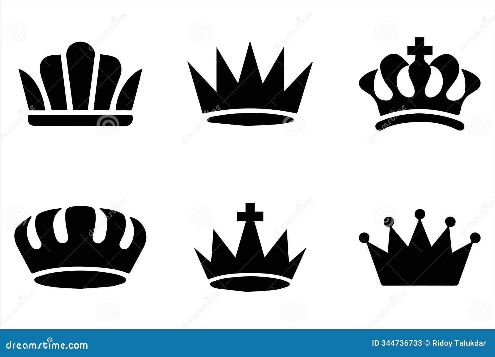Royal Crowns Big Collection. Quality Crown Collection. Vintage Crown ...