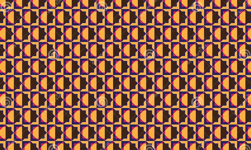 Clean Green Color Retro Abstract Isometric Seamless Background Pattern ...