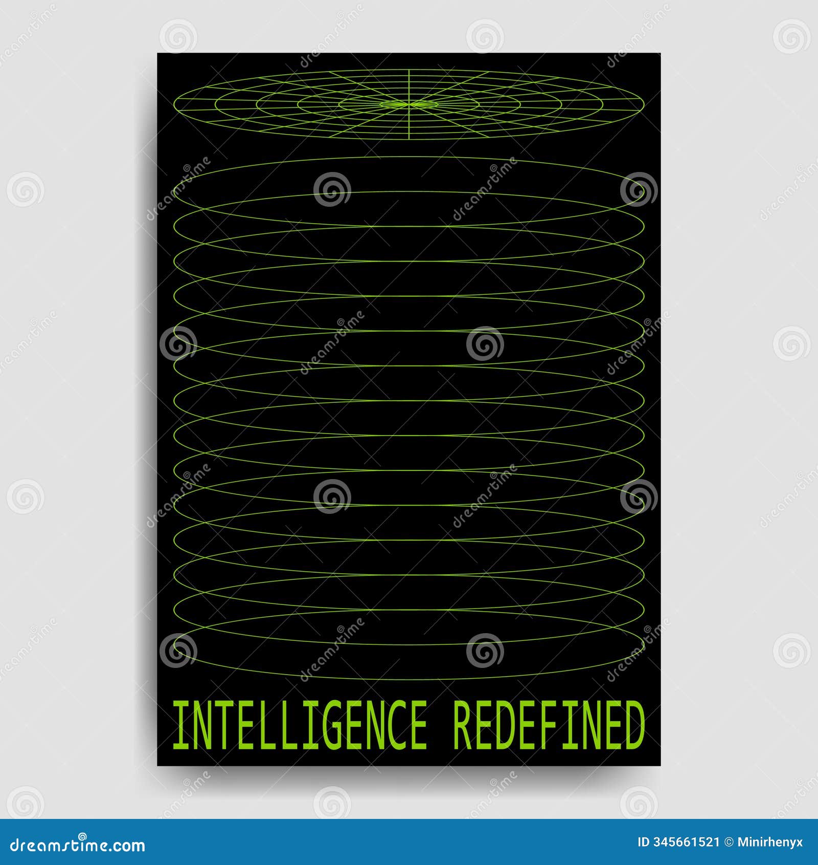 Postmodernism AI Technology A4 Poster Template Cartoon Vector ...