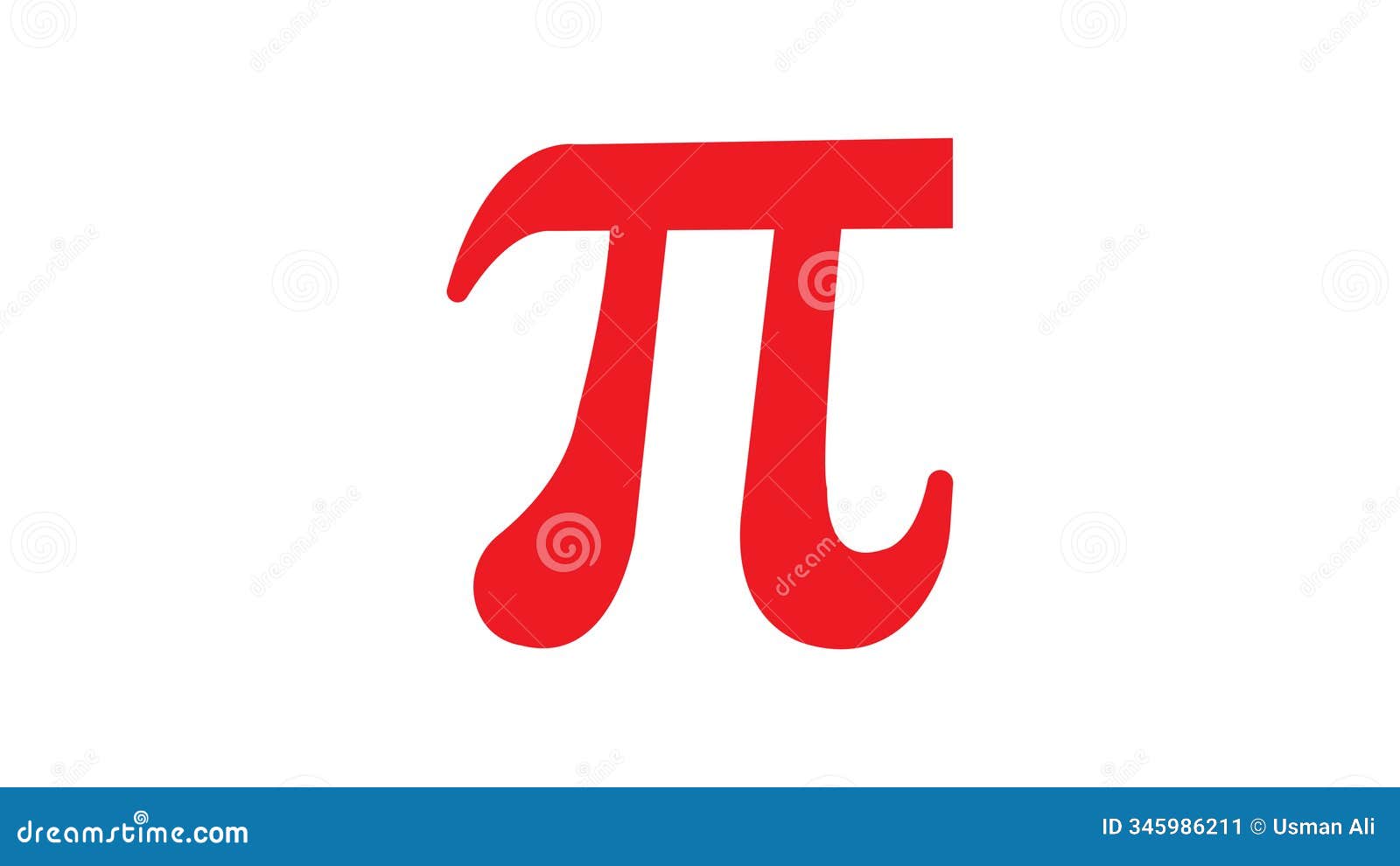 Pi icon stock illustration. Illustration of mathematical - 345986211