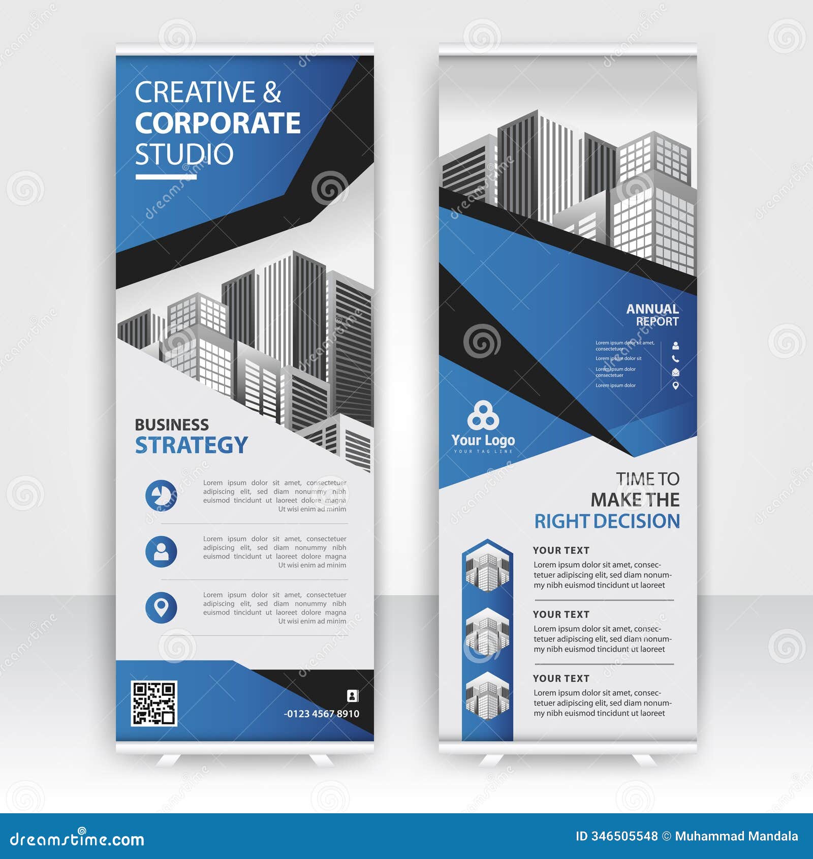 Creative Corporate Studio Banners Showcasing Business Strategy and ...