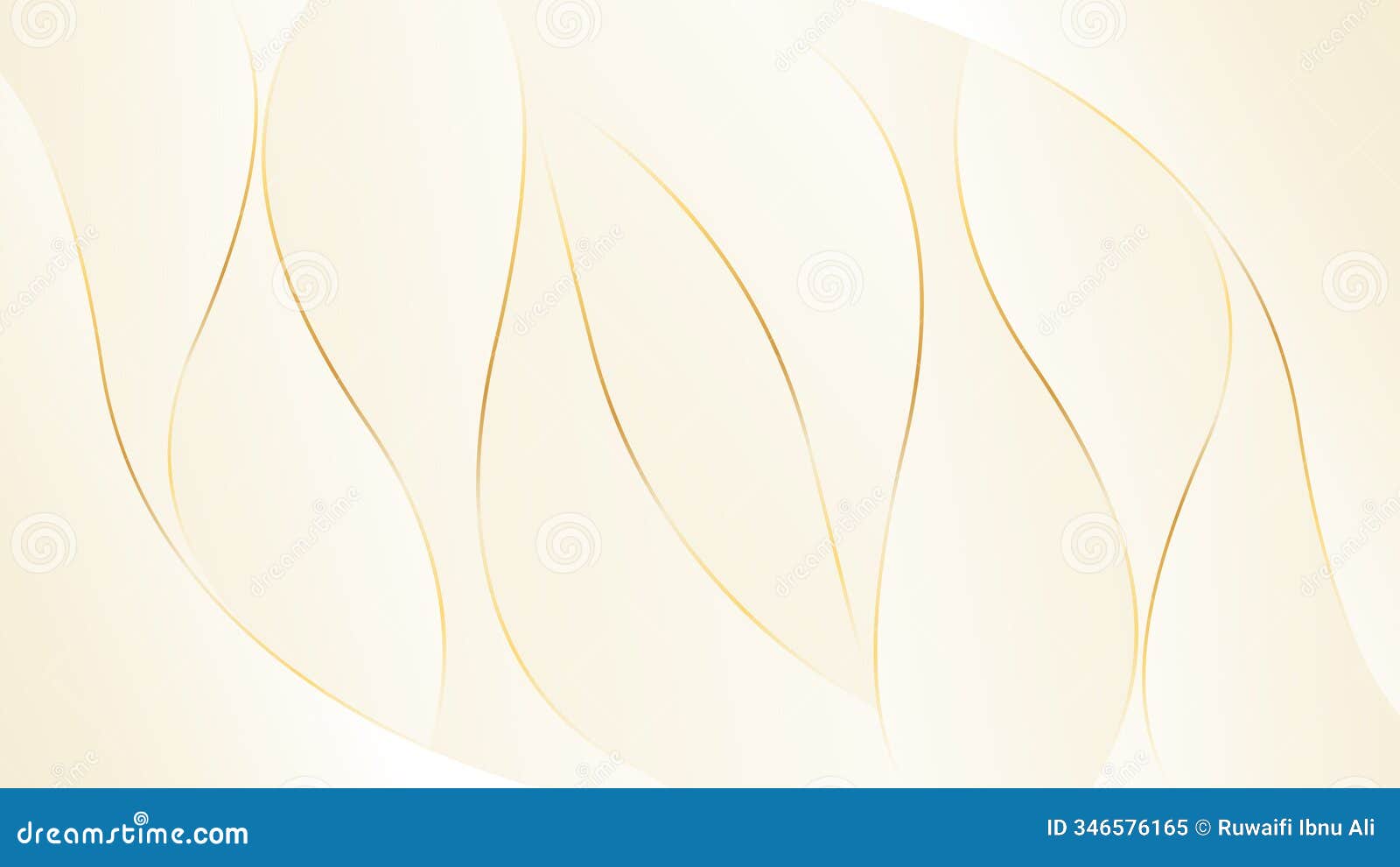 Abstract Beige Luxury Wave Background with Gold Lines. Elegant Modern ...