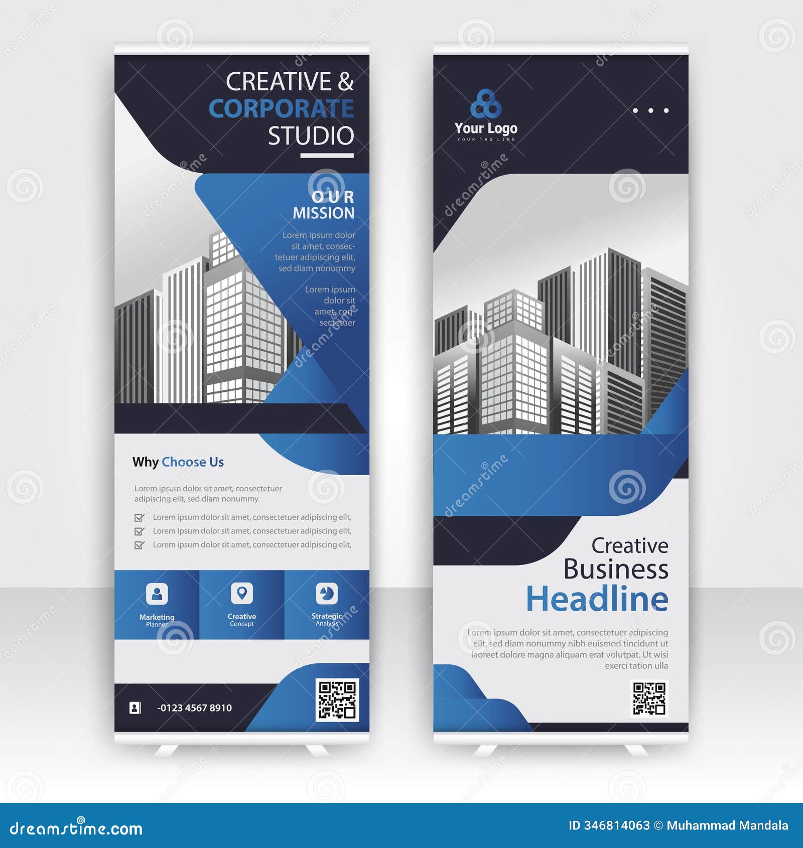 Modern Business Display Featuring Sleek Design Elements and Informative ...
