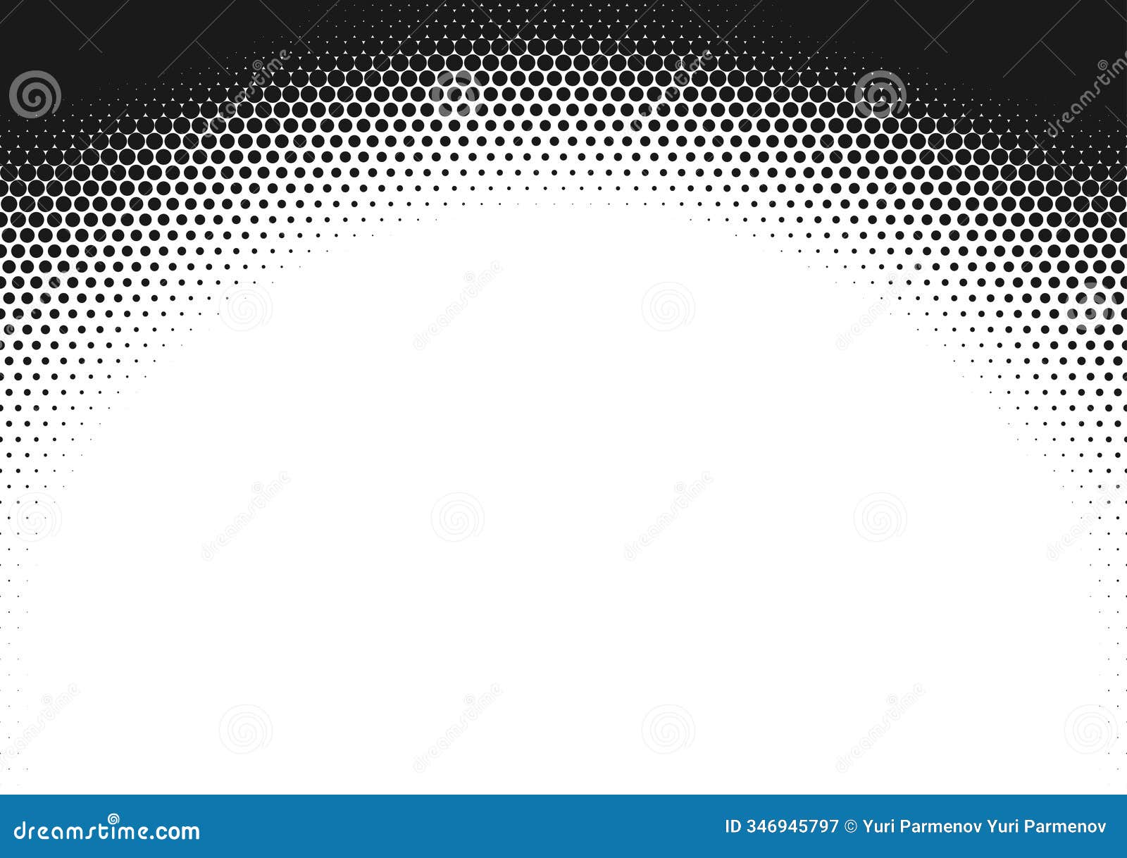 Halftone Textured Pattern with Dots. Dots Arch Curved Abstract Template ...