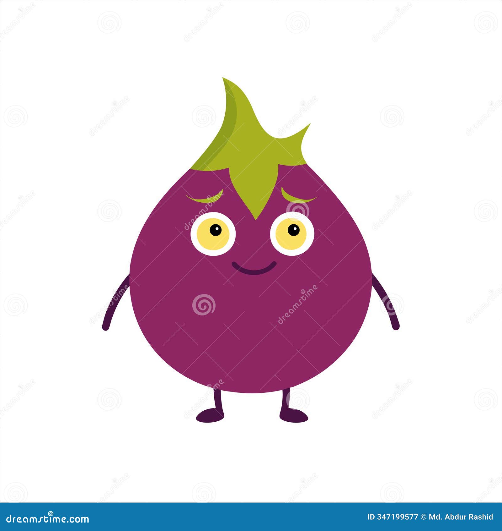 Funky Fig Cartoon Vector Illustration Stock Illustration - Illustration ...