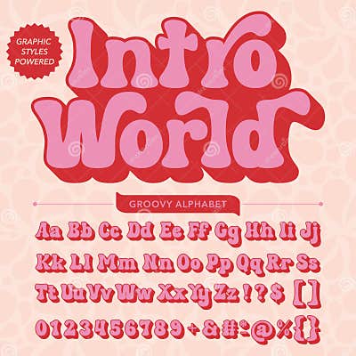 Intro World Retro Vintage Display Bold Font Alphabet for Nice Design ...