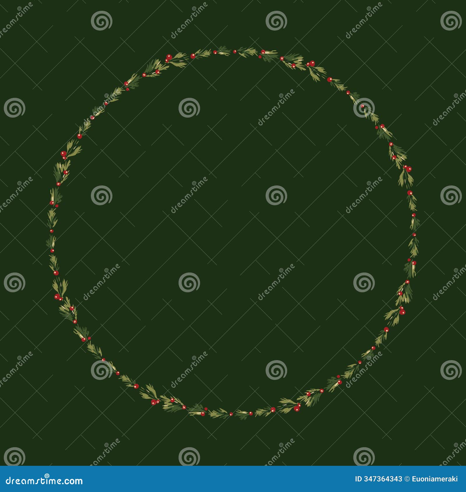 Series of Christmas Floral Frame and Background in Retro Vintage ...