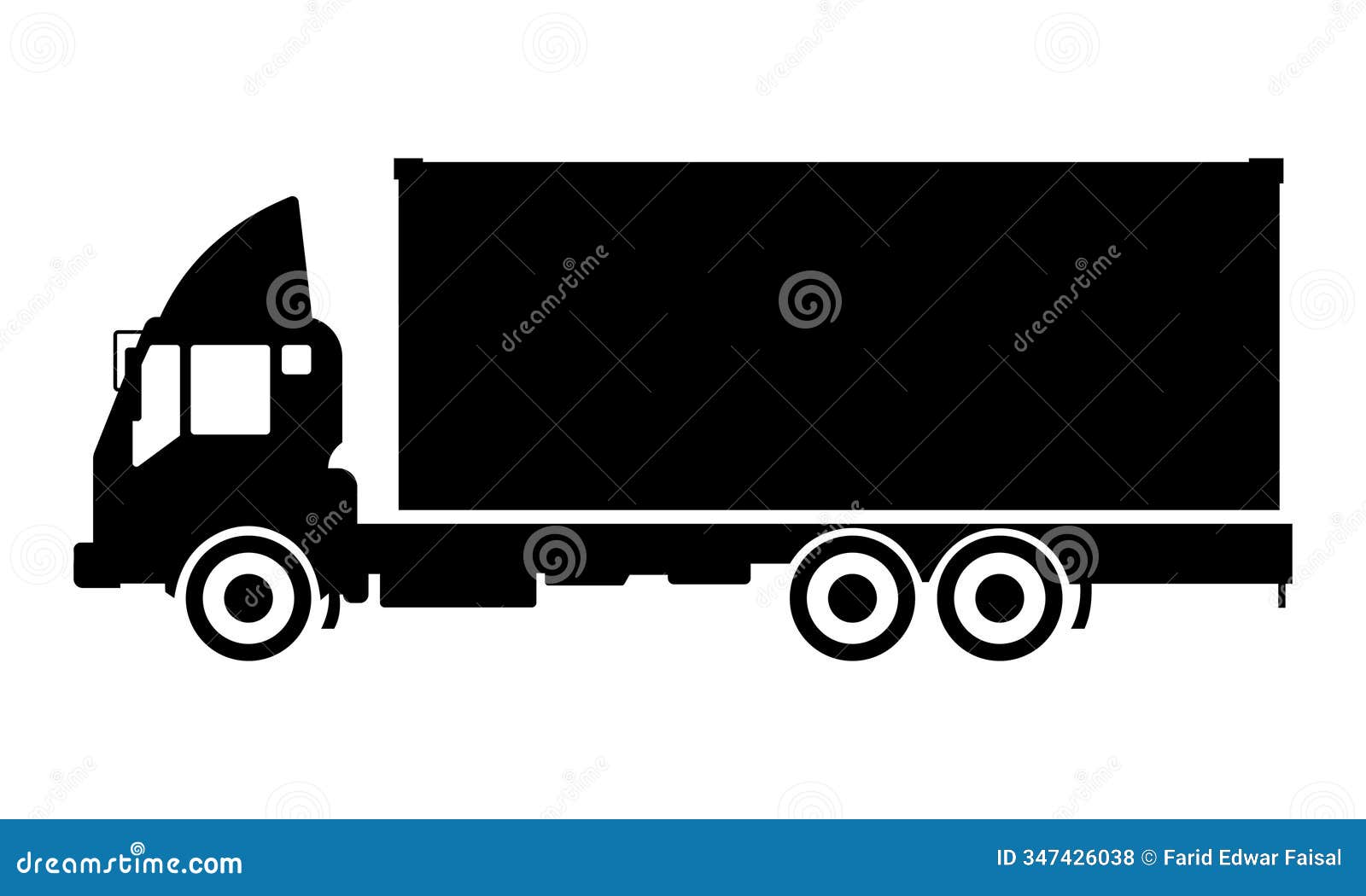Truck Canter Vector Clip Art | CartoonDealer.com #261644333