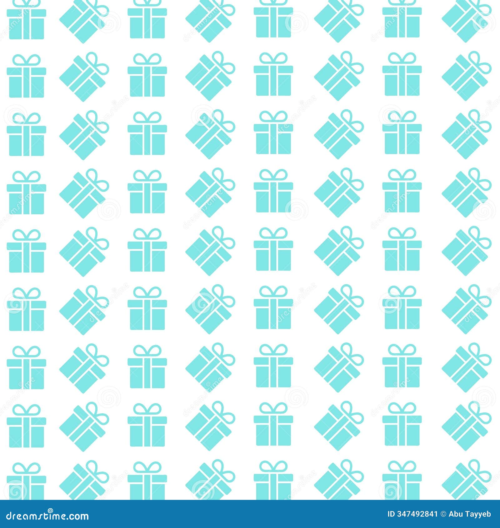 Line Style Giftbox Pattern Background Stock Illustration - Illustration ...
