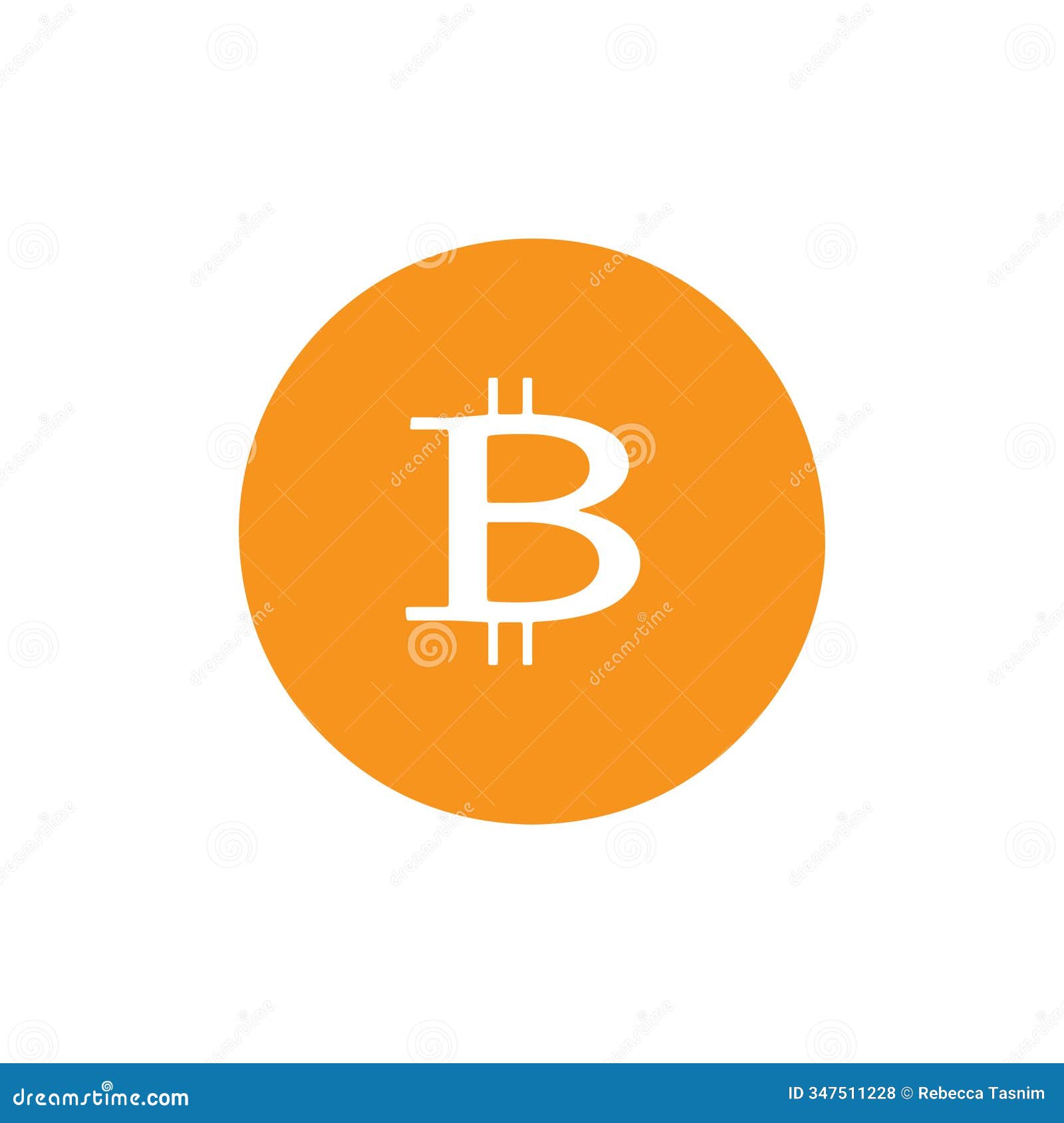 Bitcoin Icon. Criptocurrency Symbol. Blockchain Technology. Stock ...