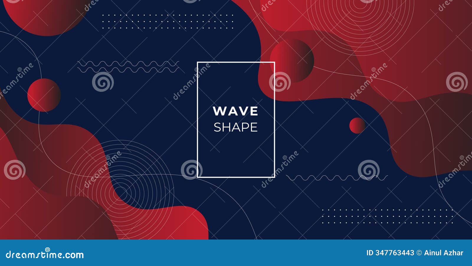 Abstract Navy Blue, Red Liquid Gradient Color with Dynamic Textured ...