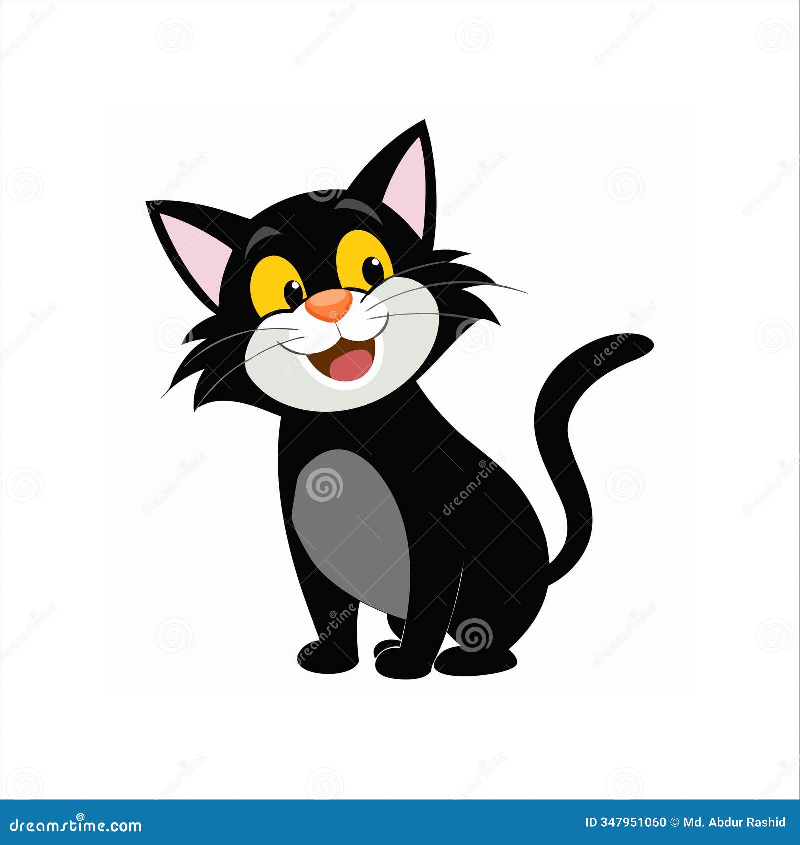 Cheeky Cat Vector Cartoon, Icon & Silhouette Designs | CartoonDealer ...