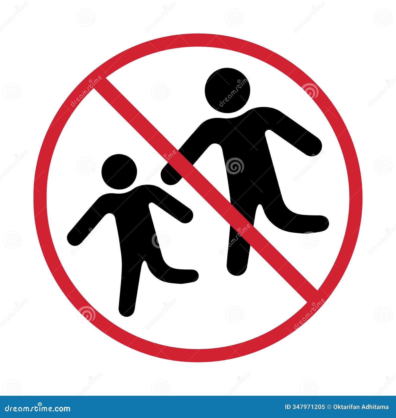 Warning Keep Out of Reach from Children Stock Illustration ...