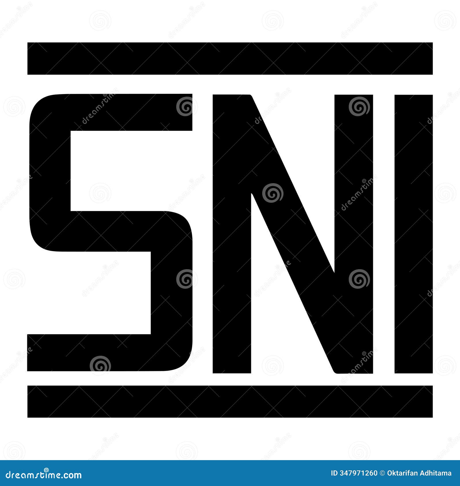 Indonesian National Standard Logo Isolated. Standar Nasional Indonesia ...