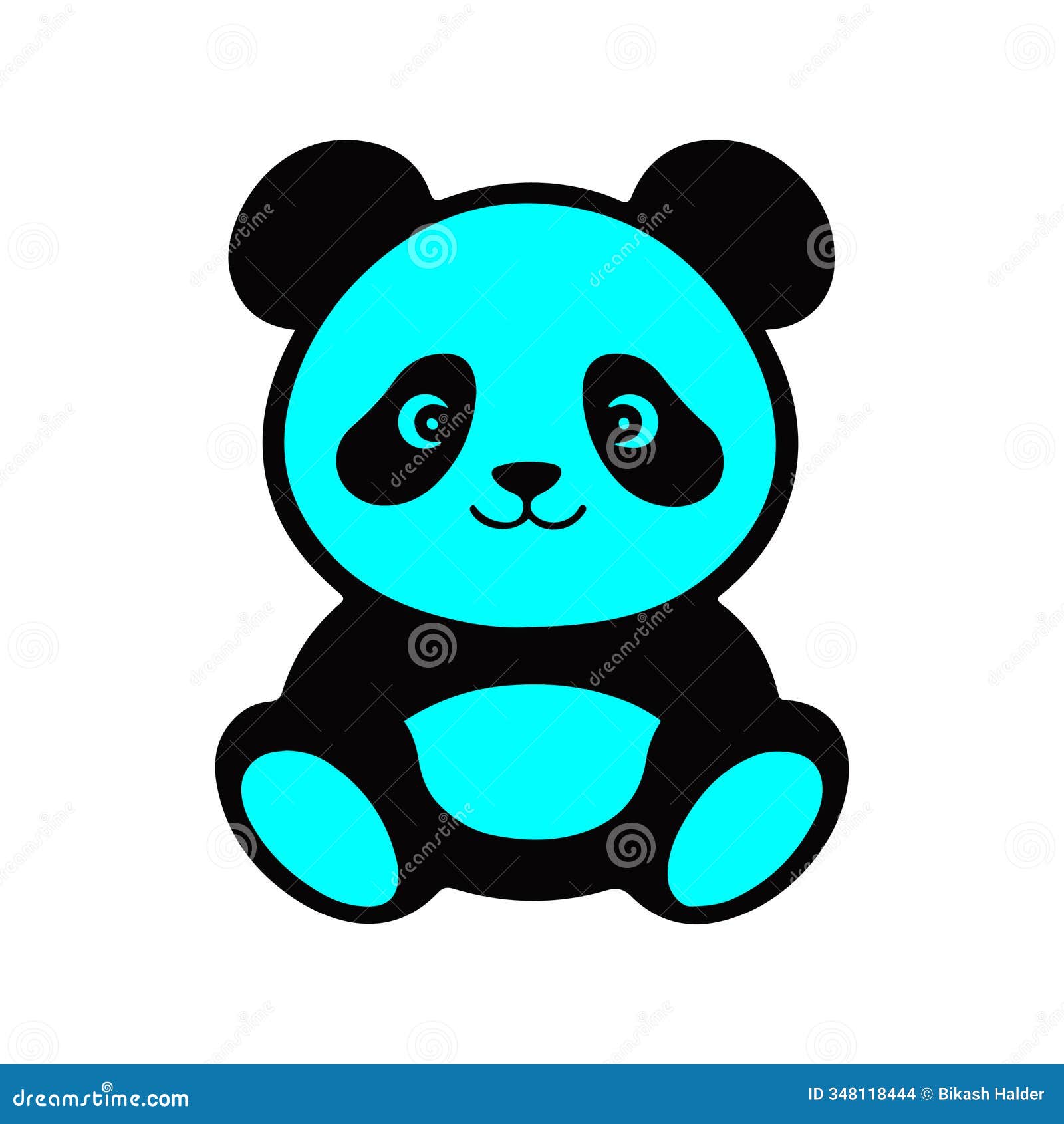 Elegant Panda Silhouette Vector Design Stock Vector - Illustration of ...