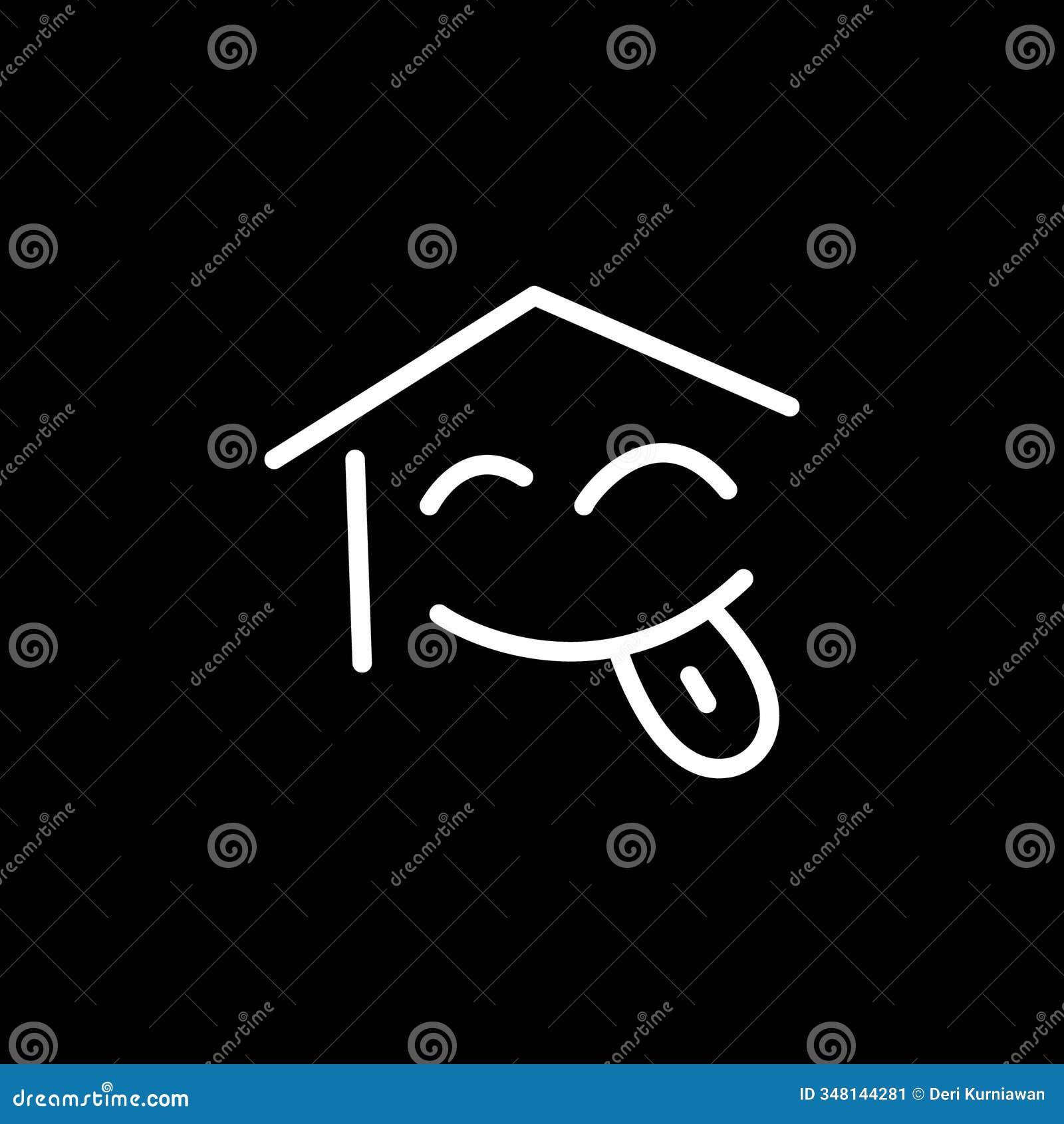 Home Smile Building Logo Template Design Stock Vector - Illustration of ...