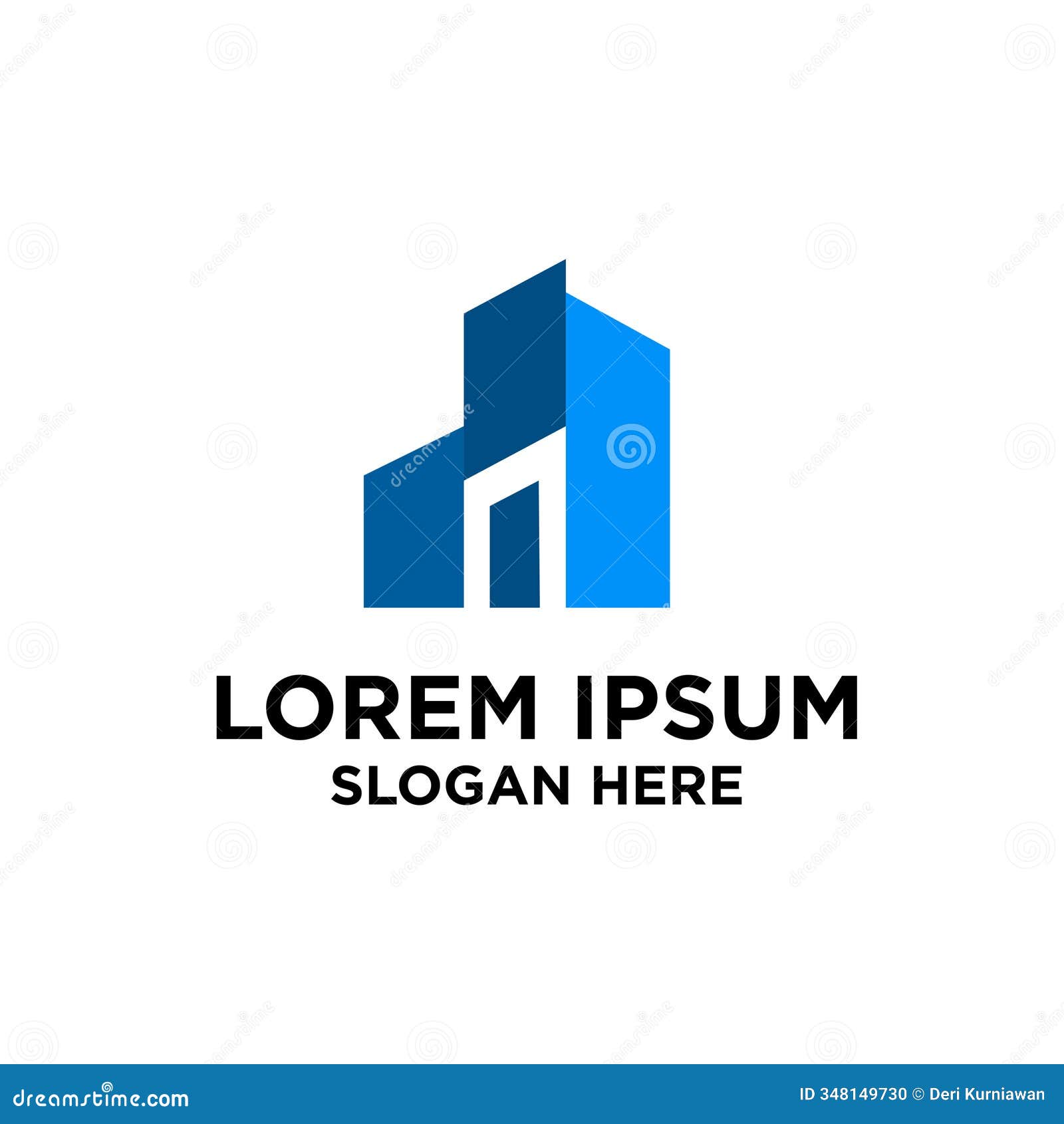 Building Real Estate Logo Design Template Stock Photo - Image of real ...