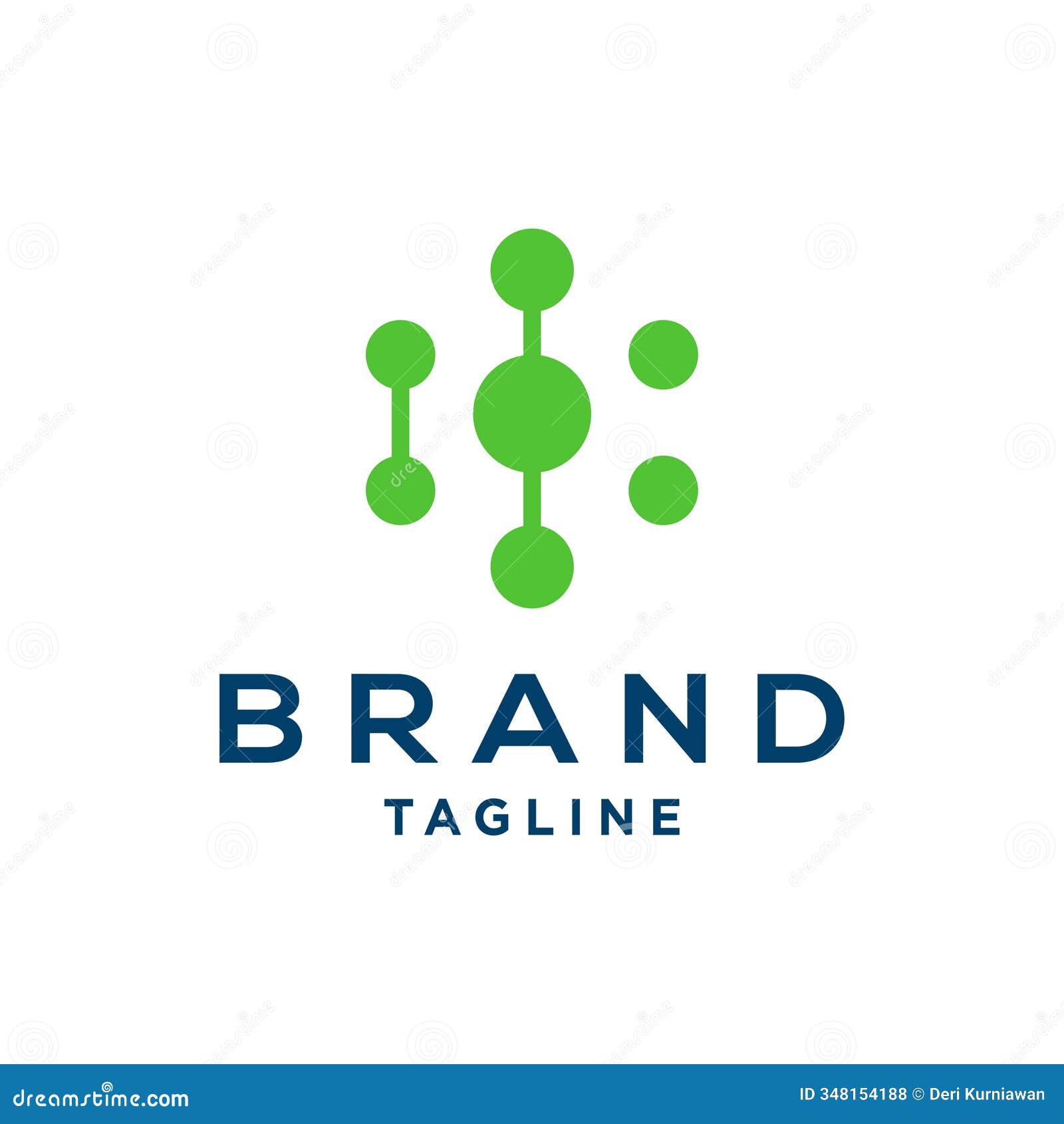 Tech Biotic Modern Logo Design Stock Photo | CartoonDealer.com #348154188