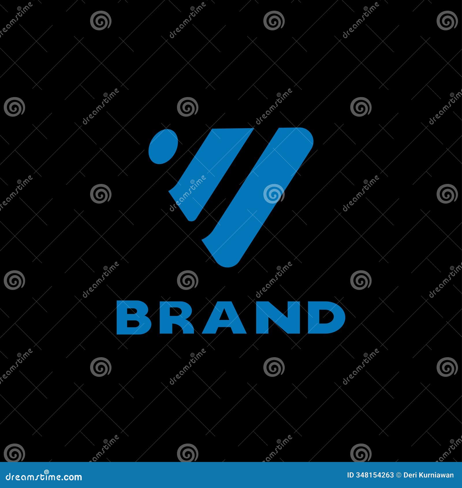 Letter V Abstract Modern Logo Design Stock Illustration - Illustration ...