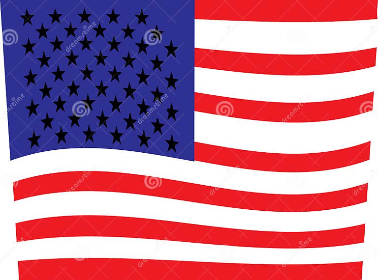 American Flag Vector File Make Illustration National Flag of Usa Stock ...