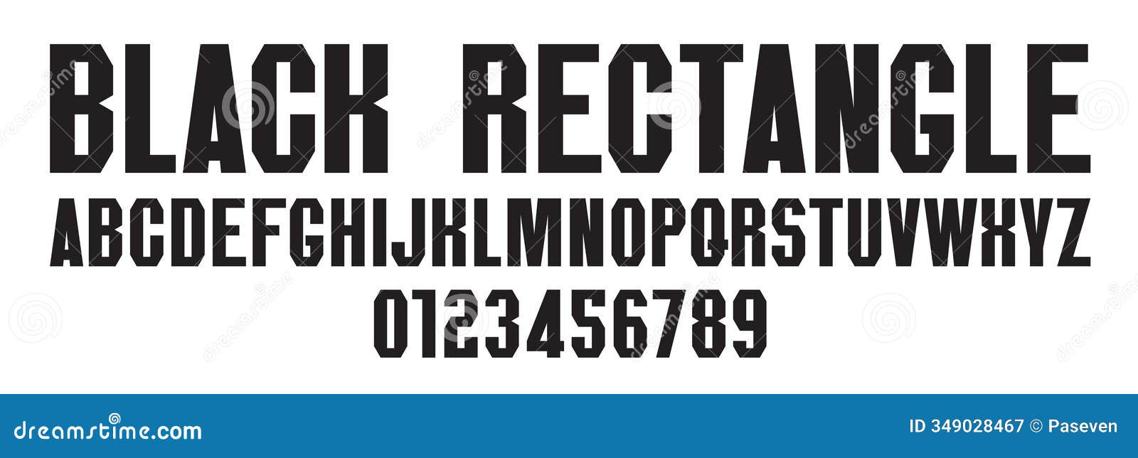 Heavy Chopped Simple Font Royalty-Free Stock Photography ...