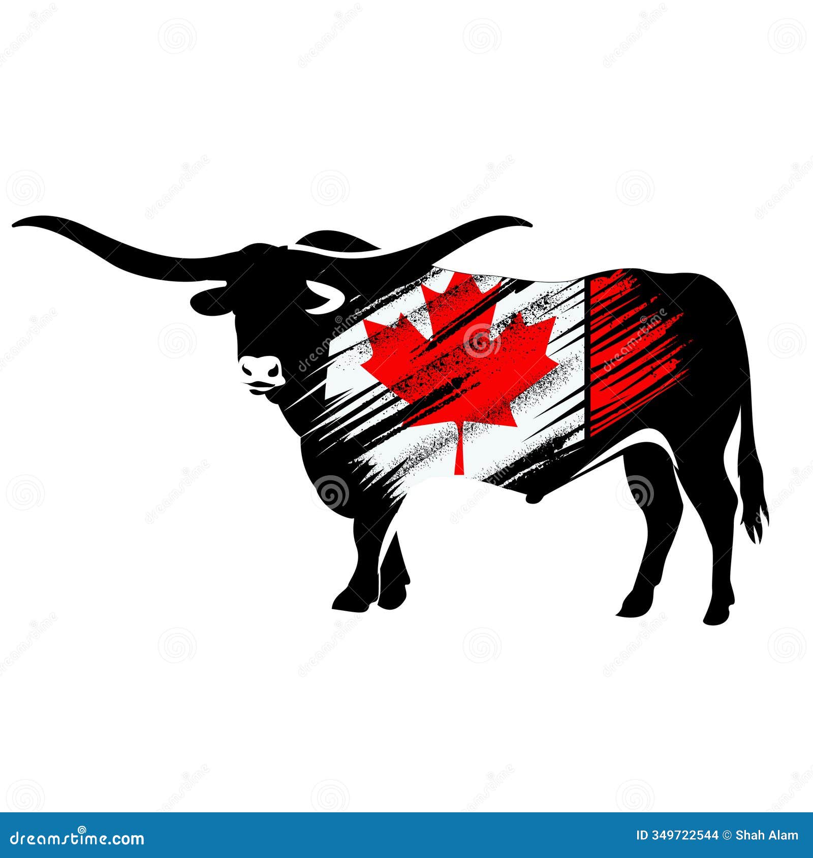 Texas Longhorns Vector Cattle Stock Vector - Illustration of ...