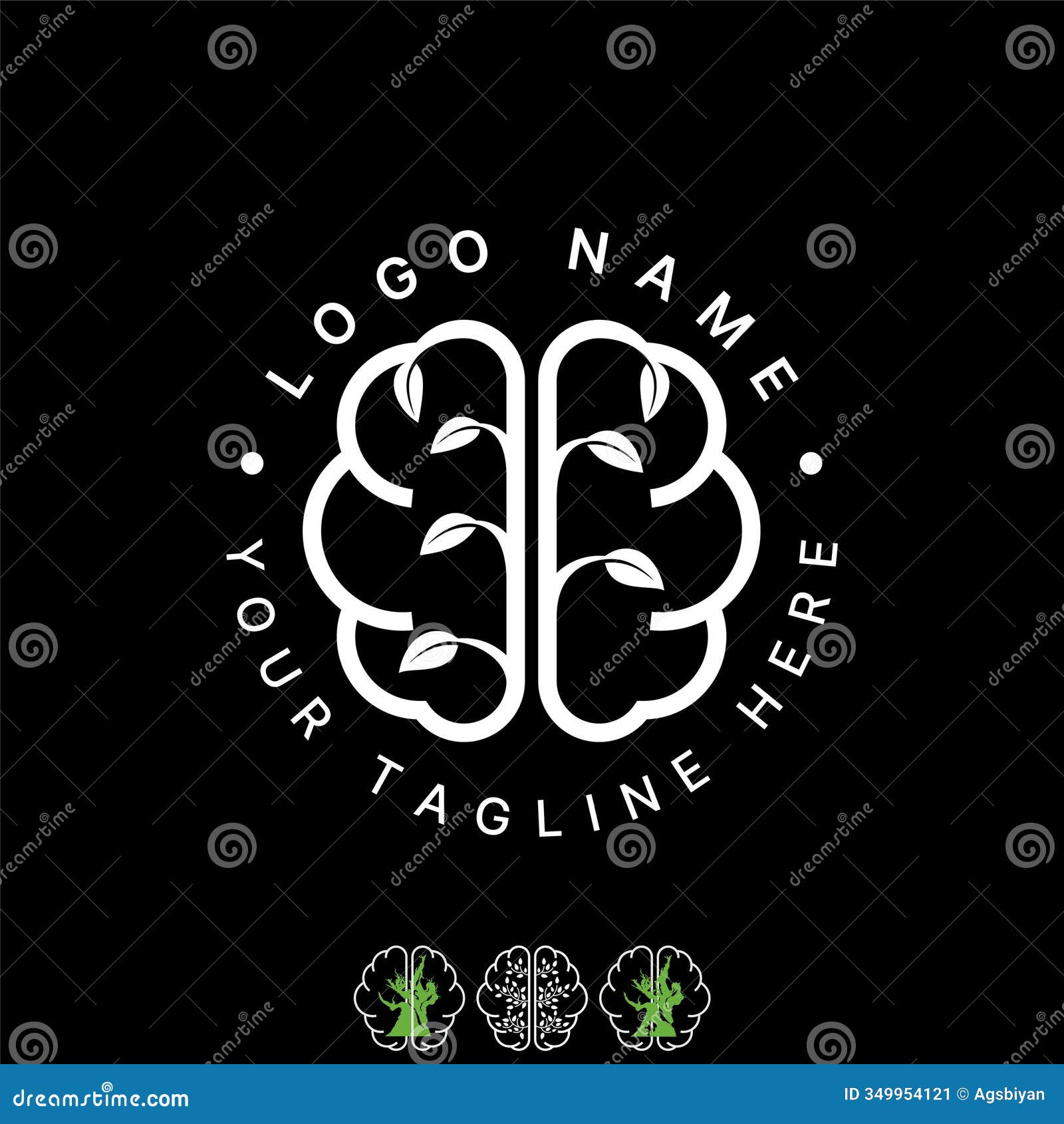 Big Brain Man & Excellence Vector Illustration | CartoonDealer.com ...