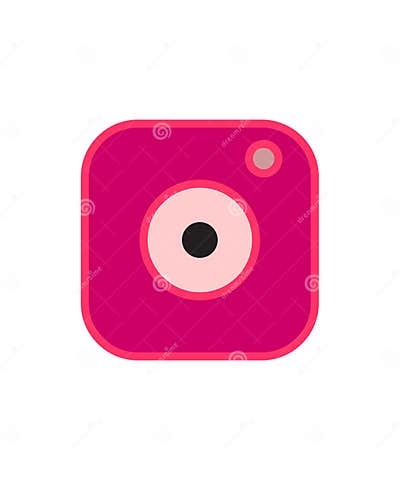 Camera Lens App Icon stock illustration. Illustration of camera - 350049120
