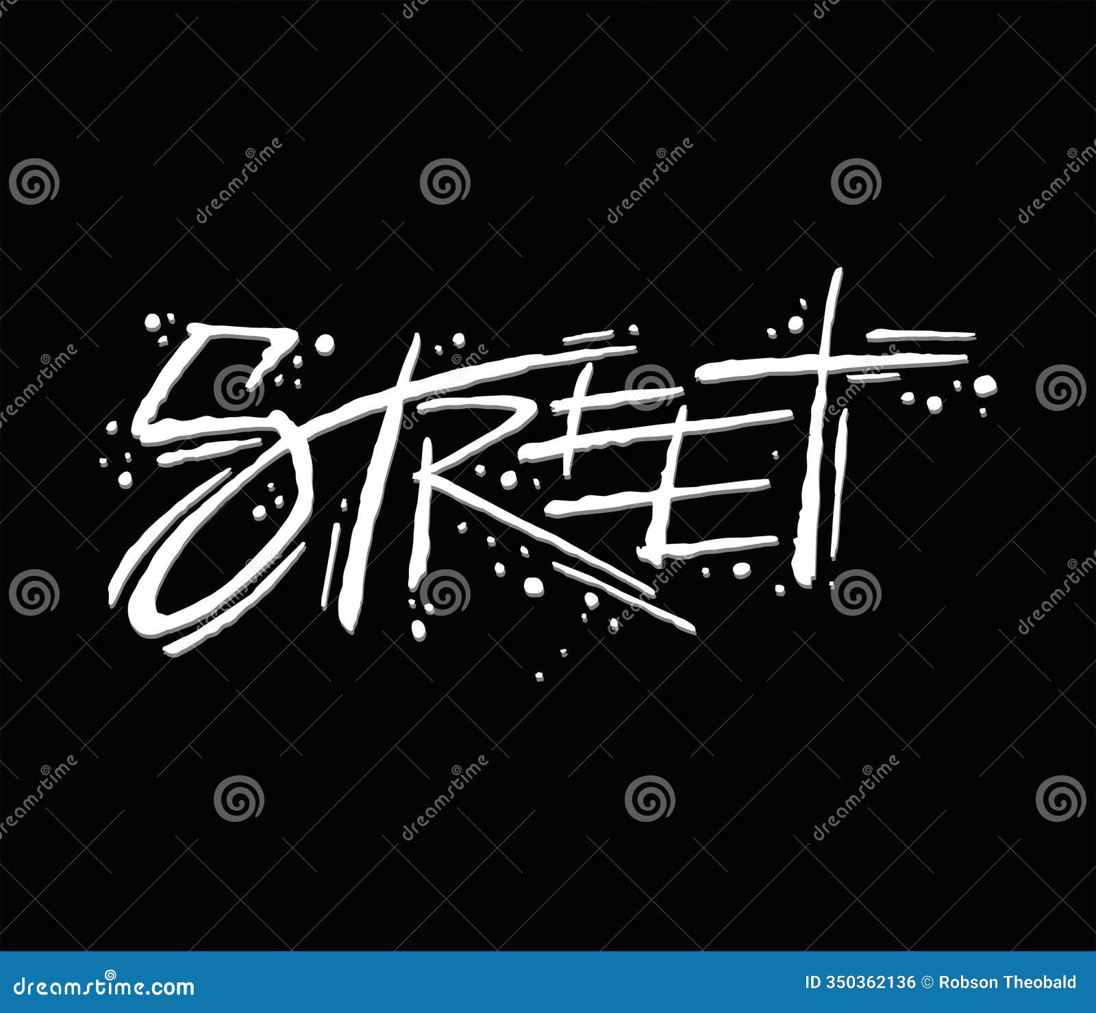 Street wear lettering. stock illustration. Illustration of lettering ...