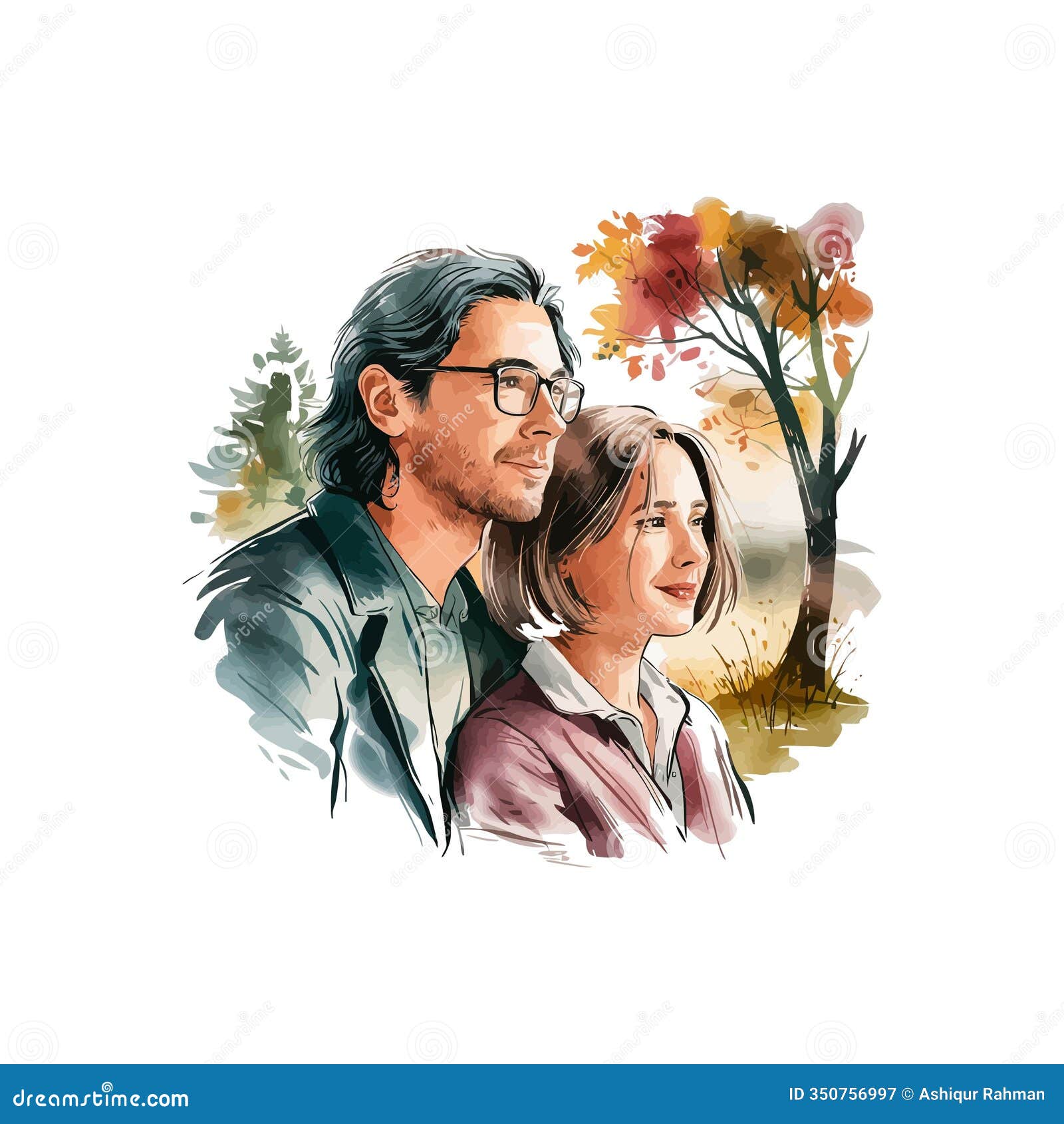 Spending Quality Time Together in Vector Art Stock Illustration ...