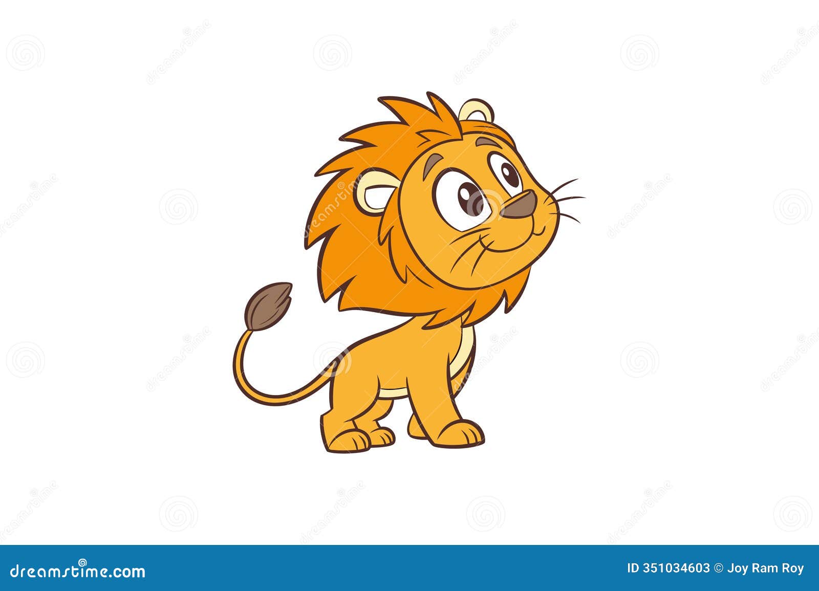 Lion Cute Child Vector Art Illustration Stock Illustration ...