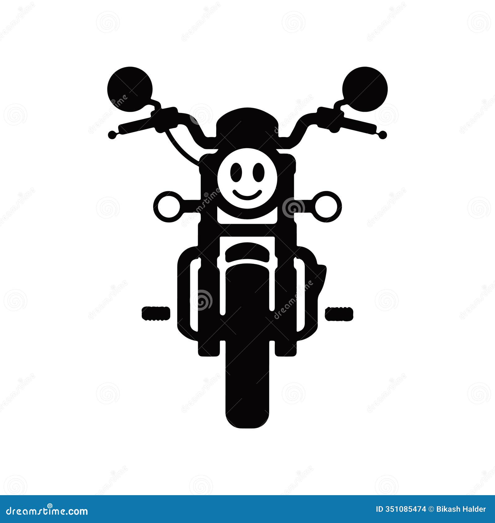 Motorcycle Icon Silhouette Vector Illustration Stock Illustration ...