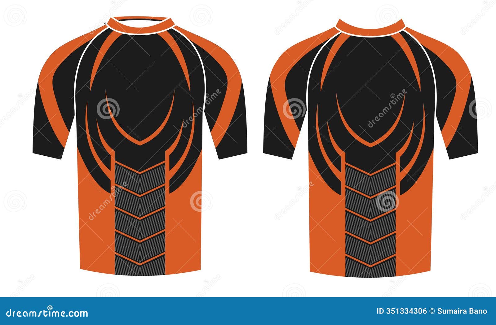 Compression Uniform Mock Up Illustration Vector Stock Illustration ...