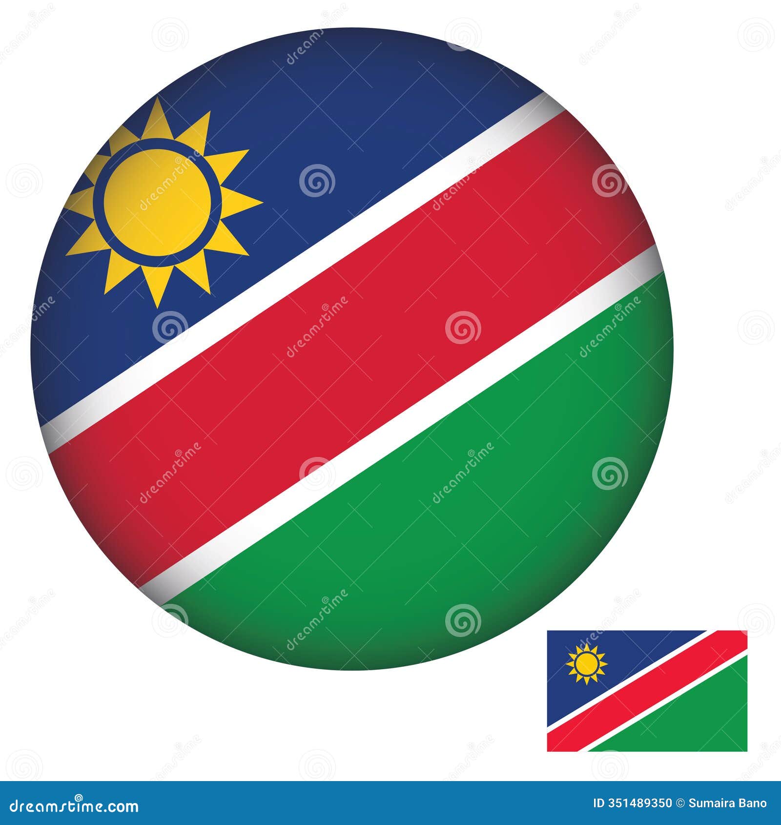 Namibia Flag Wave Isolated On Png Or Transparent Background,Symbol ...