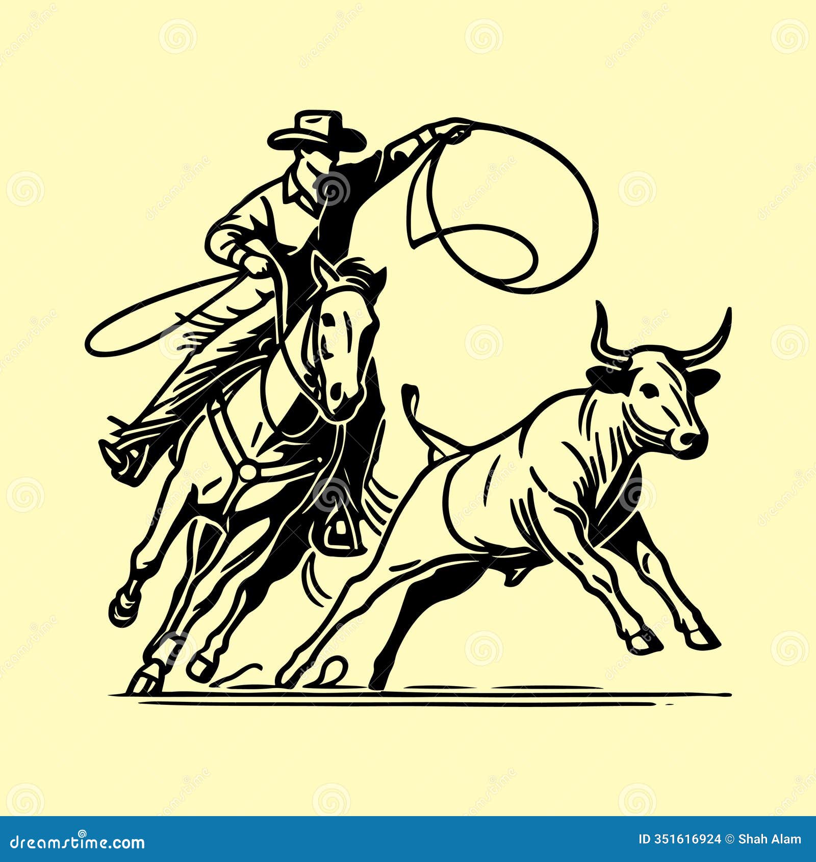 Roping Cartoons, Illustrations & Vector Stock Images - 1623 Pictures to ...