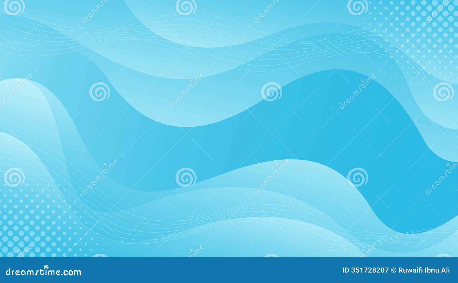 Light Blue Smooth Gradient Background with Halftones. Abstract Wave Dynamic Wallpaper Stock ...